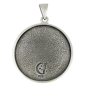 Sterling Silver Sixth Pentacle of the Moon Talisman for Rain