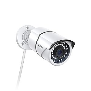 ZOSI ZG2615E 5MP PoE IP Camera Bullet Camera with Night Vision for Outdoor Indoor Power Over Ethernet Surveillance System,Only Work with ZOSI PoE NVR,ZR16DK,ZR08EN,ZR08DN,ZR08PN