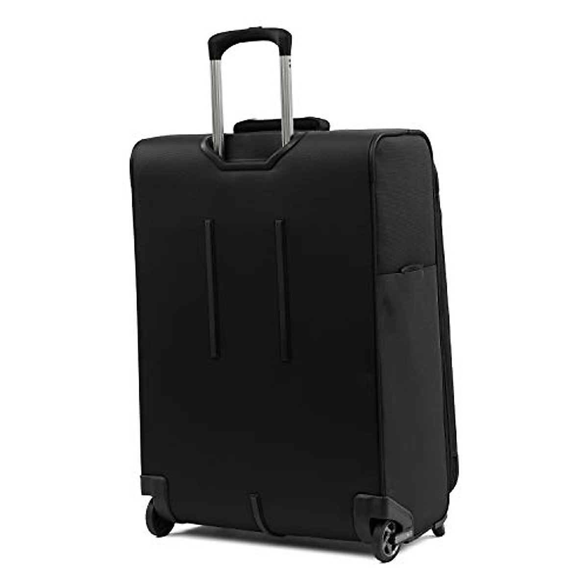 Travelpro Tourlite Softside Expandable Upright 2 Wheel Luggage, Lightweight Suitcase, Men and Women, Black, Checked-Medium 26-Inch