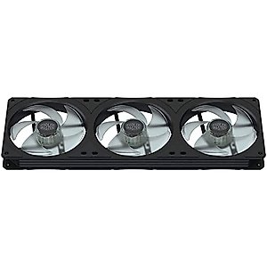 Cooler Master MasterFan SF360R ARGB 360mm All-In-One Square Frame Fan w/ 24 Independently-Controlled ARGB LEDS, Cable Management, PWM Control Fan for Computer Case and CPU Liquid Cooler