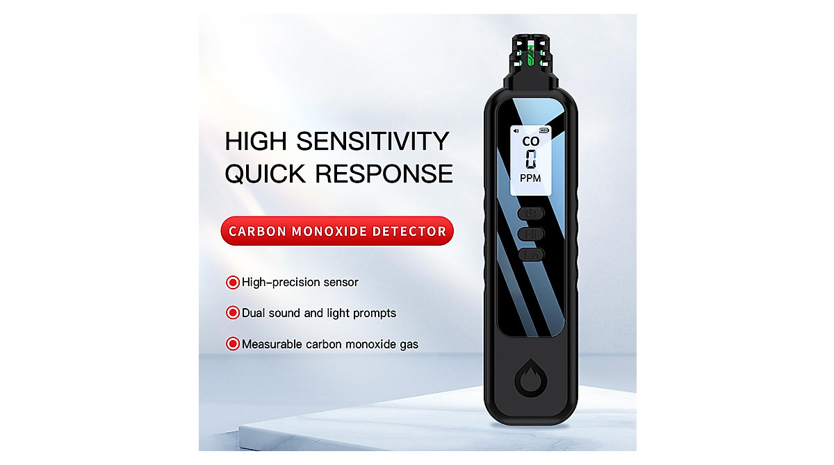 Portable Carbon Monoxide Detector for Safe Travel
