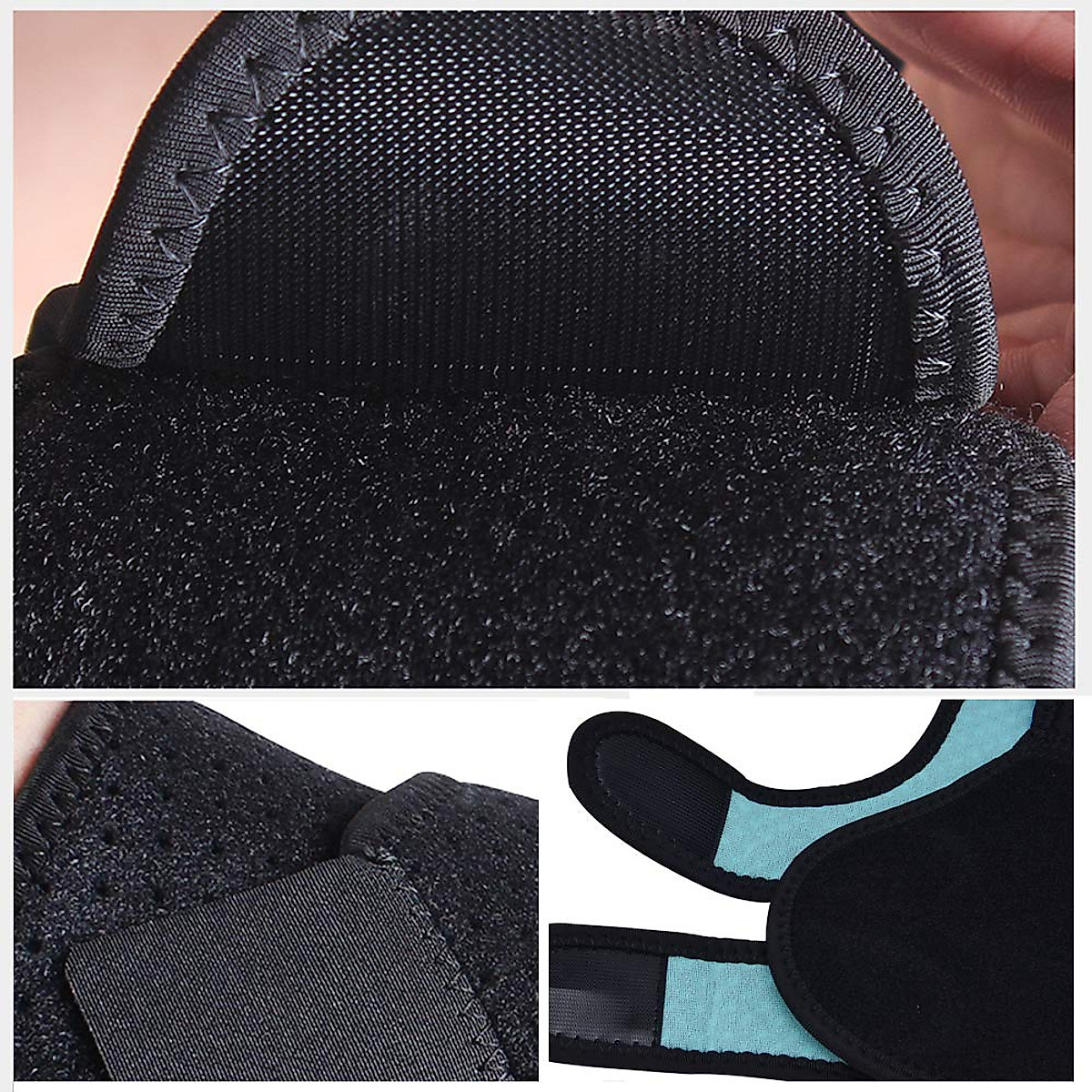 HUEGLO Right Shoulder Brace for Men,Torn Rotator Cuff Support Women Shoulder Stabilizer Brace for Shoulder Pain Relief