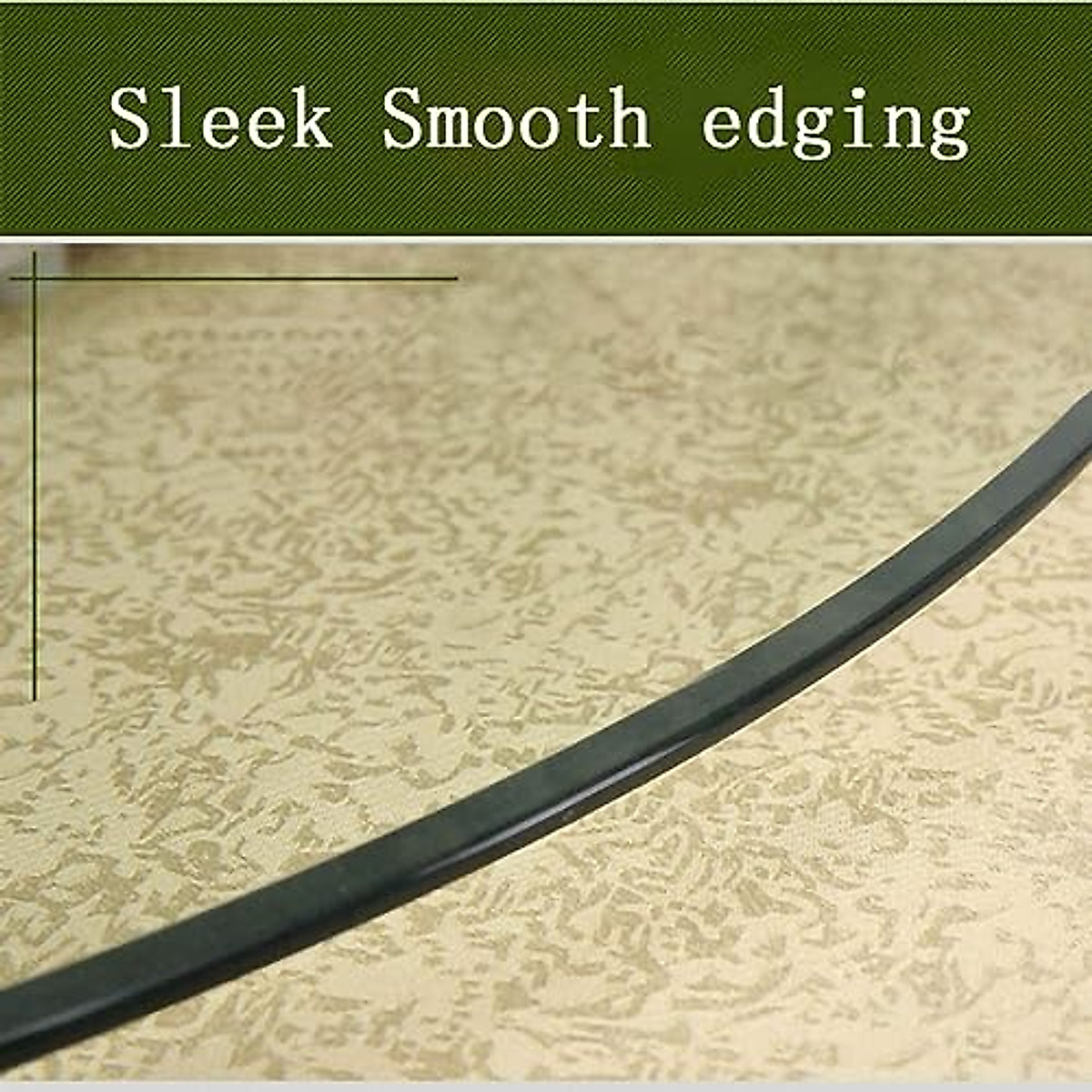 Turntable Glass Turntable Clear Round Rotating Food Tray, Lazy Susan Turntable for Dining Table, Daily Household, Hotel, Walkway Snack Booth, Teahouse Use Lazy Susan Turntable (Color : Transparent,