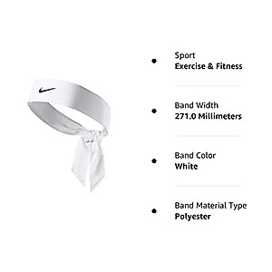 Nike Dri Fit Head Tie White
