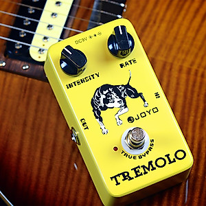 JOYO Tremolo Effect Pedal Beloved Old Amps Photoelectric Tube Circuitry Tremolo for Electric Guitar Effect - True Bypass (JF-09)