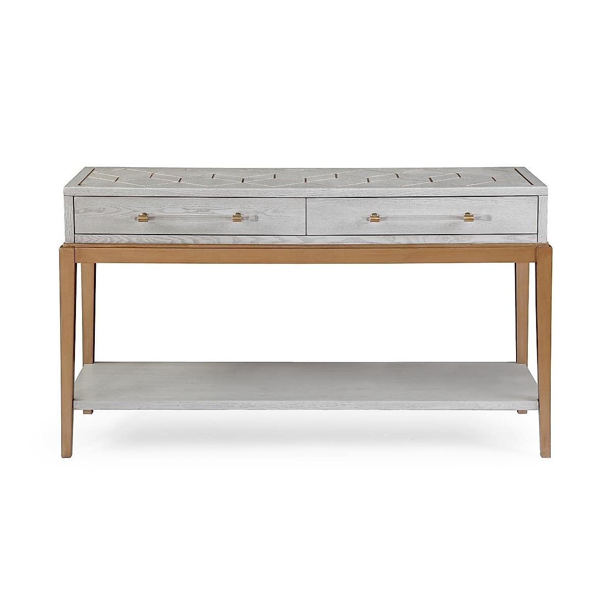 Bassett Mirror Perrine Console, Soft Graphite