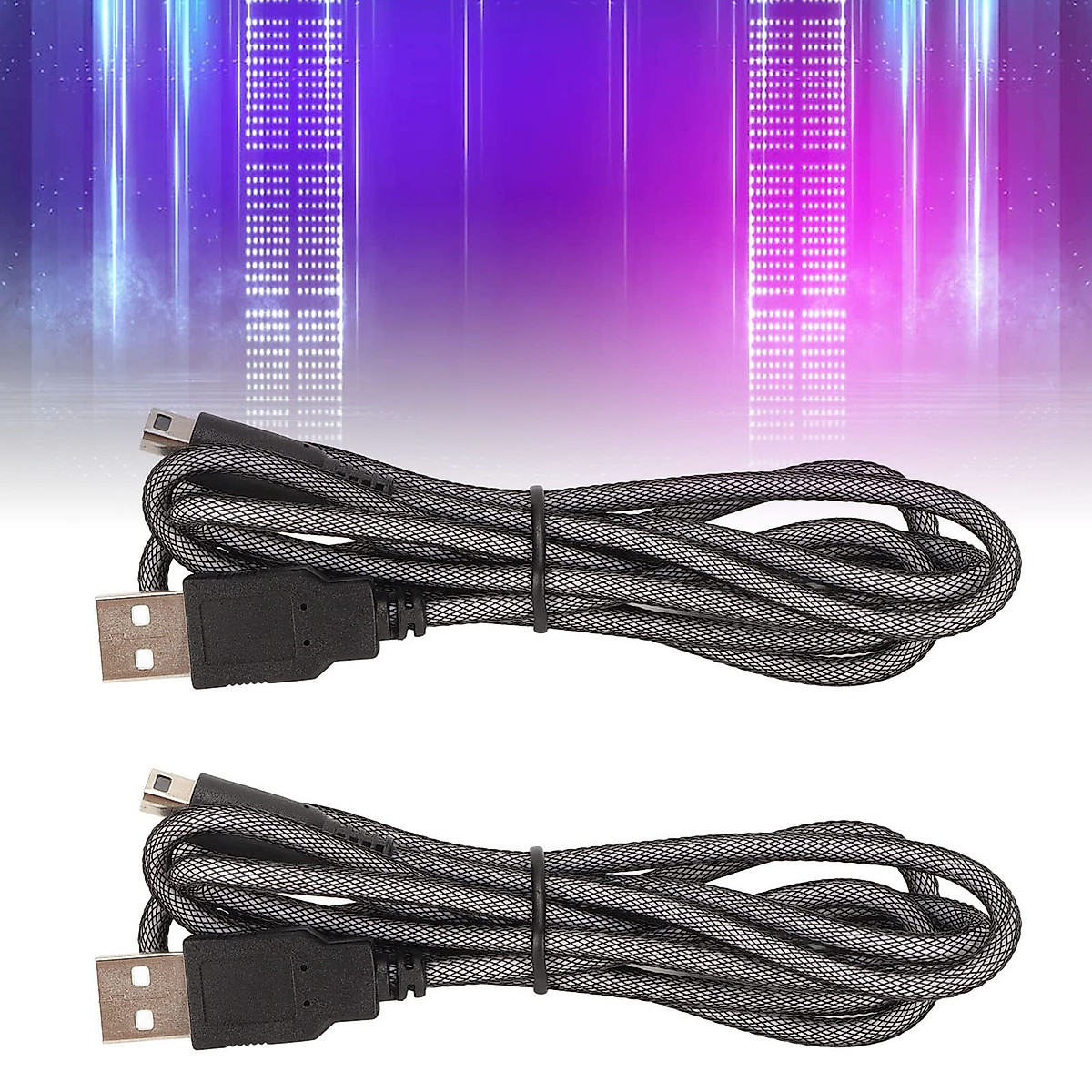 Septpenta 2Pcs 5ft 3DS/ 2DS USB Charger Cable, Supports Playing While Charging, Portable Power Charging Cord Cable for 2DS 3DS 3DS XL New 3DS New 3DS XL New 2DSXL NDSI NDSI LL