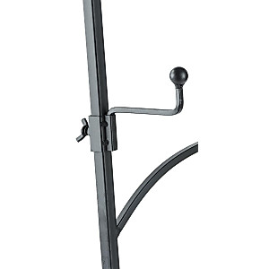 Displays2go Floor Easel, Holds 2 Frames, 65 Inch, Folding/Adjustable Design (EASSCRL65B)