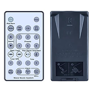 Universal Replacement Remote Control Compatible for Bose Sound Touch Wave Music Radio System I II III IV (White)