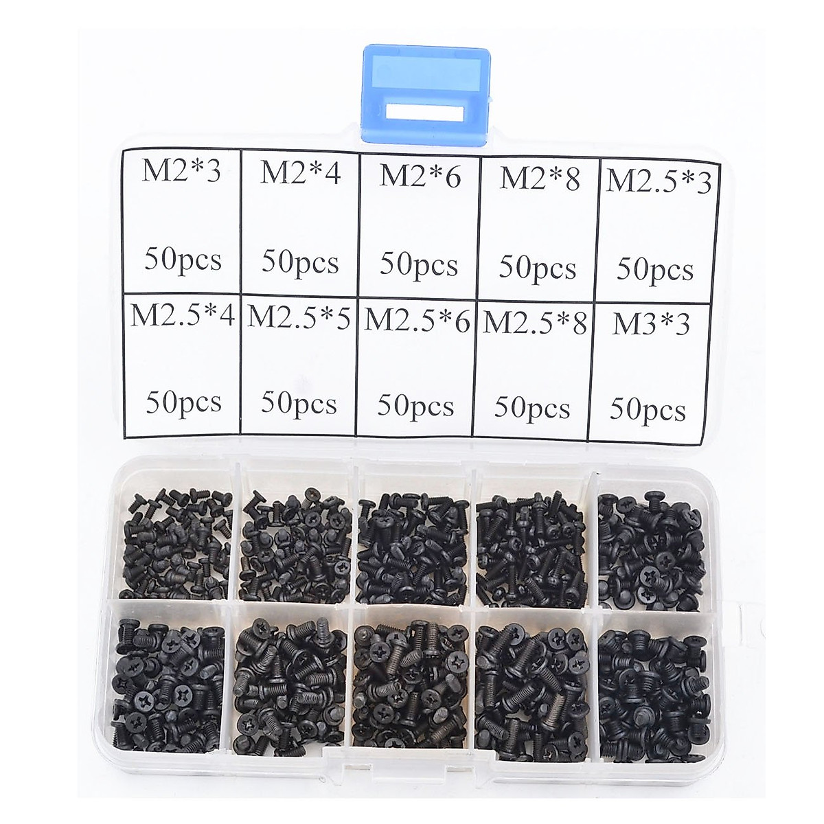 RION TECH 500 pcs Laptop Notebook Computer Screw Kit Set for IBM HP Dell Lenovo Samsung Sony Toshiba Gateway Acer