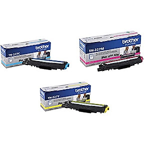 Brother TN227(CMY) High Yield Color Toner Set Cyan,Magenta, Yellow 3 Pack for HL-L3210CW, HL-L3230CDW, MFC-L3750CDW in Retail Packaging