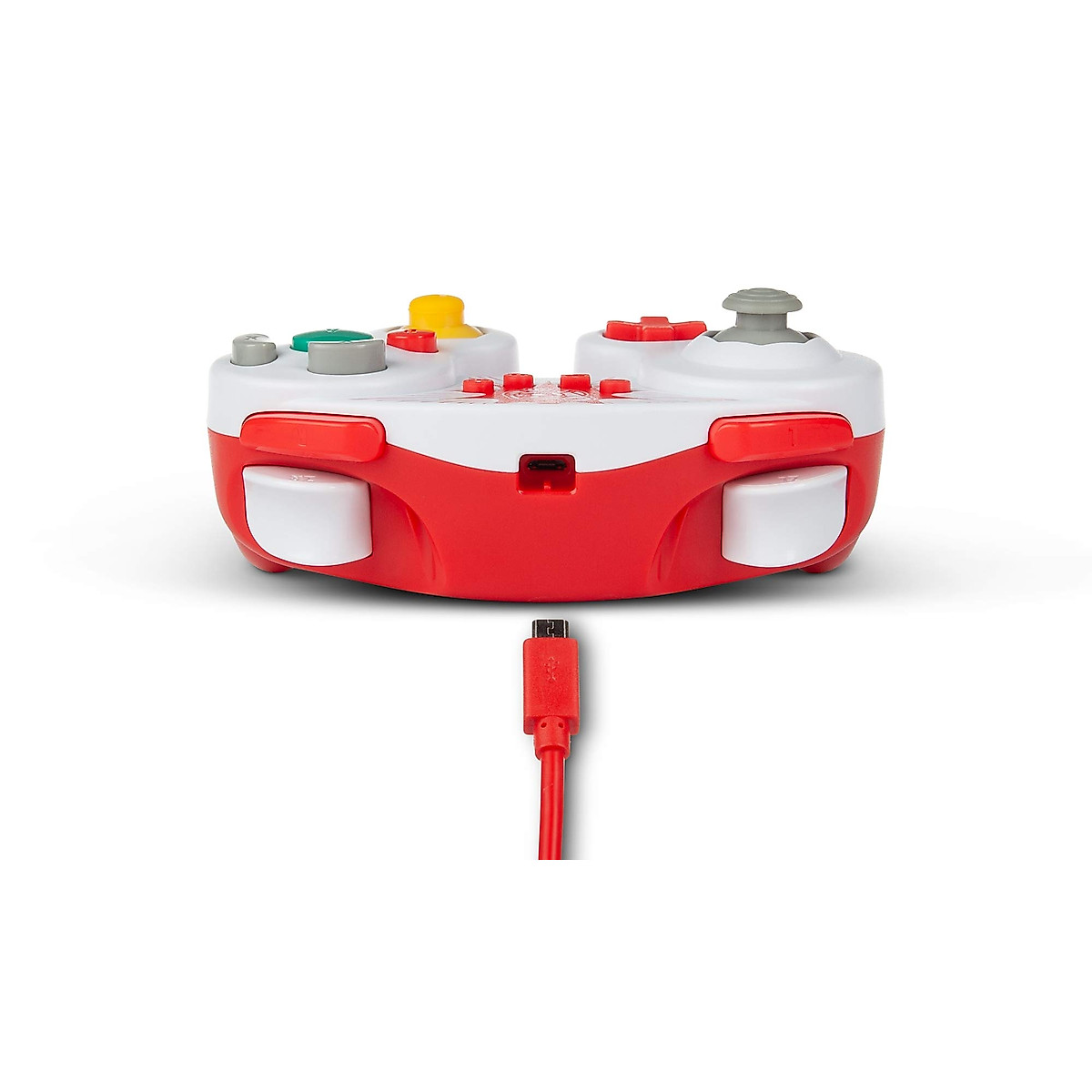PowerA Wired GameCube Style Controller for Nintendo Switch - Mario, Gamepad, Wired Video Game Controller, Gaming Controller, GameCube Controller - Nintendo Switch