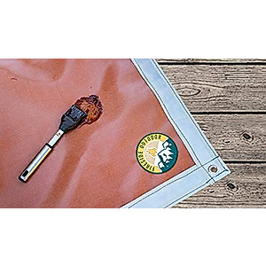Campfire Defender Protect Preserve The Original Ember Mat | 67" x 60" | USA Based | Fire Pit Mat | Grill Mat | Protect Your Deck, Patio, Lawn or Campsite from Popping Embers
