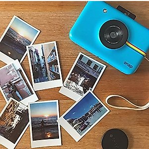 Zink Polaroid Snap Instant Digital Camera (Blue) with ZINK Zero Ink Printing Technology