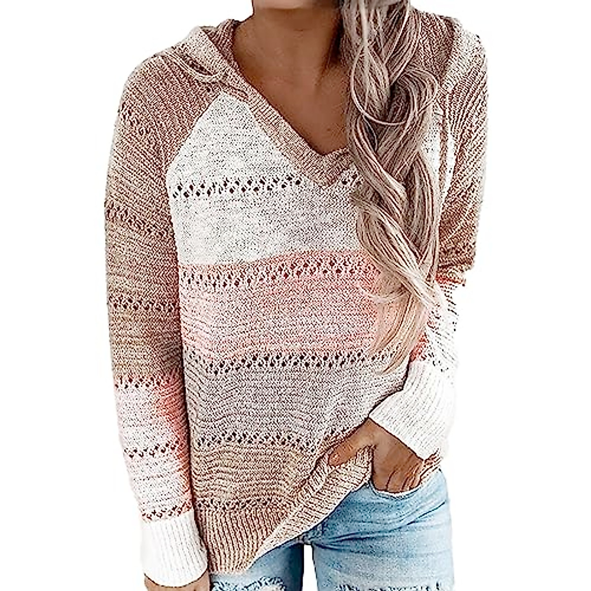 Maternity Sweaters Sweaters for Women Plus Size Long Sleeve Cable Knit Long Cardigan for 2023 Fall Winter Chunky Open Front Button Sweaters with Pockets Open Shoulder Henley Women Half Zip Cropped