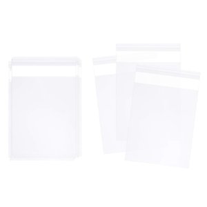 Darice 1115-23 50/Pack Plastic Self Sealing Bags, 4-3/4 by 5-3/4-Inch, Clear