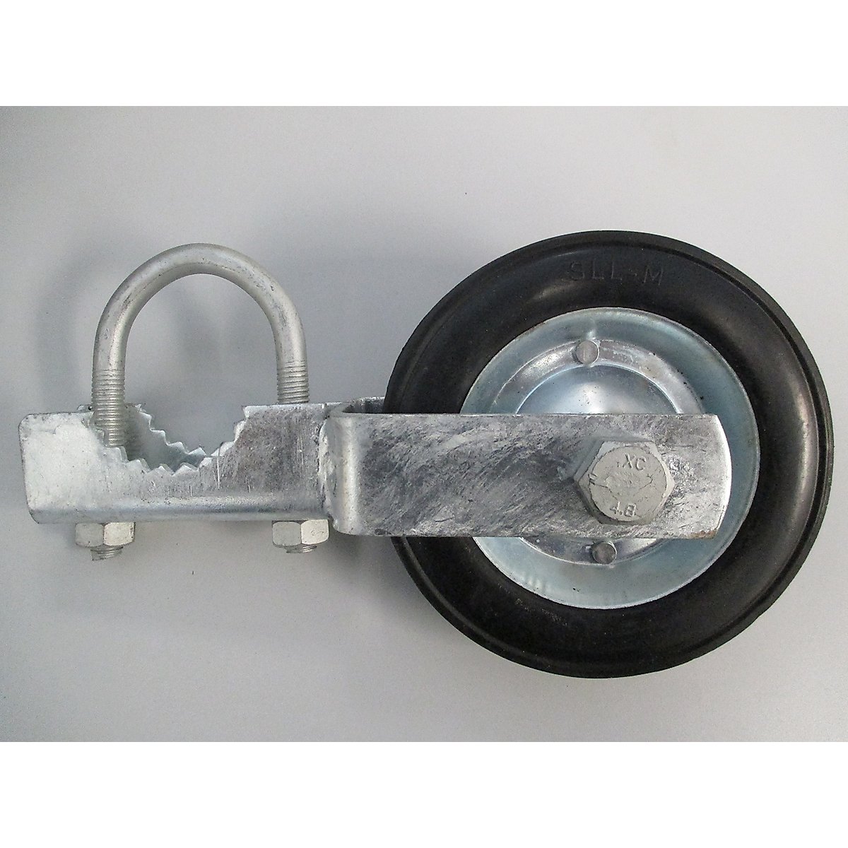 GATE Helper Wheel: for Chain Link Fence and Other Swing Gates with 1.5-2" Frames