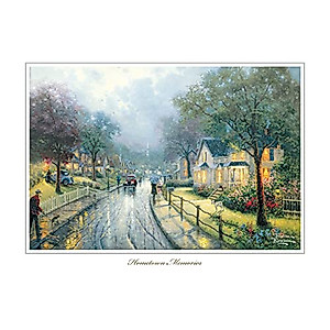 Thomas Kinkade Special Collector's Edition with Scripture 2023 Deluxe Wall Calen: Hometown Memories