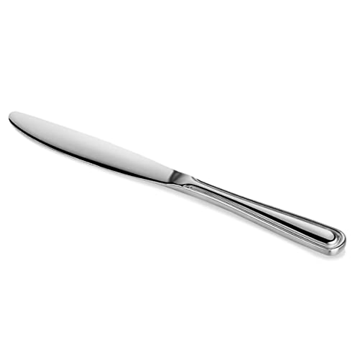 New Star Foodservice 58789 Windsor Pattern, 18/0 Stainless Steel, Dinner Knife, 8.2-Inch, Set of 12