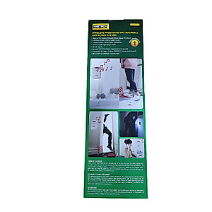 Digiteck Wireless Pressure Mat Doorbell and Alarm Systems, for Home, Flat Security White & Black