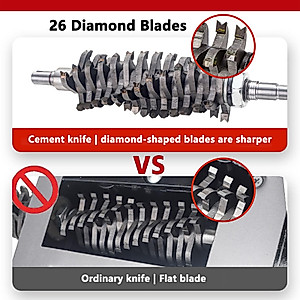 Dfdieratve 1680W Electric Wall Paint Scraper Machine Handheld Wall Concrete Shovel with Steel Blades, Wall Planer 1-4MM Depth Adjustable for Paint Putty Removal, Wall Repair Tools