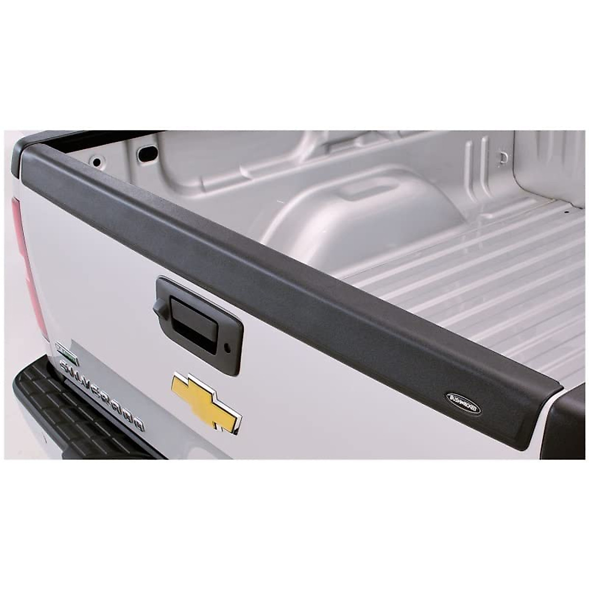 Bushwacker Ultimate Tailgate Cap - Factory | 1-Piece, Black, Smooth Finish | 48516 | Fits 2007-2013 GMC Sierra 1500; 2007-2014 Silverado 2500 HD, 3500 HD