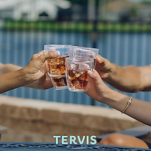 Tervis Birds of the Tropics Collection Made in USA Double Walled Insulated Tumbler Travel Cup Keeps Drinks Cold & Hot, 12oz - 4pk, Assorted