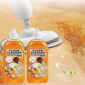 Niaoyun 2Pcs Momeng Floor Cleaner Orange, Floor Cleaner Liquid Momeng, Powerful Decontamination Floor Cleaner, Natural Hardwood Floor Stain Cleaner