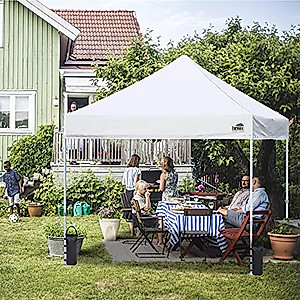 Eurmax USA Weight Capacity 112 LBS Extra Large Pop up Gazebos Weights Sand Bags for Ez Pop up Canopy Tent Outdoor Instant Canopies, 4-Pack,Black (Without Sand) Dark Black