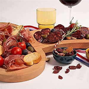 Charcuterie boards,Aperitif Board,Unique Charcuterie Boards,Personalized Cheese Board,Funny Cutlery Kitchen Wine Meat Cheese Platter Unique Women Gifts for Housewarming Bachelor Party (10 Inches/24cm)