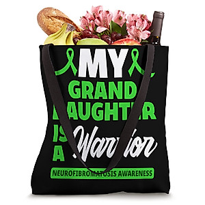 My Granddaughter Is A Warrior Neurofibromatosis Awareness Tote Bag