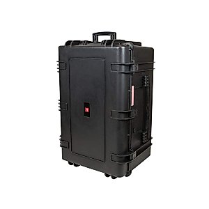 Monoprice Weatherproof Hard Case - 33 x 22 x 17 Inches, With Wheels and Customizable Foam, Shockproof, IP67, Ultraviolet And Impact Resistant Material, Black - Pure Outdoor Collection, 145.8 Liter