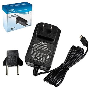 HQRP 5V 2.5A AC Adapter Power Supply Compatible with Raspberry Pi 3 Model B B+ A+ Plus; Banana Pro [UL Listed] Plus HQRP Euro Plug Adapter