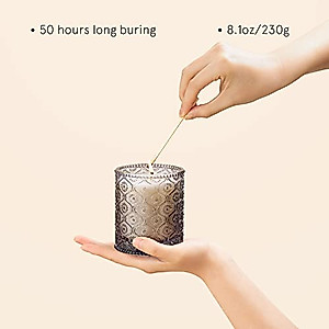 LA JOLIE MUSE Scented Candle, Candles for Home Scented, Linen Scented Candle, 8 oz 50 Hours Burn, Candles Gift for Women & Men