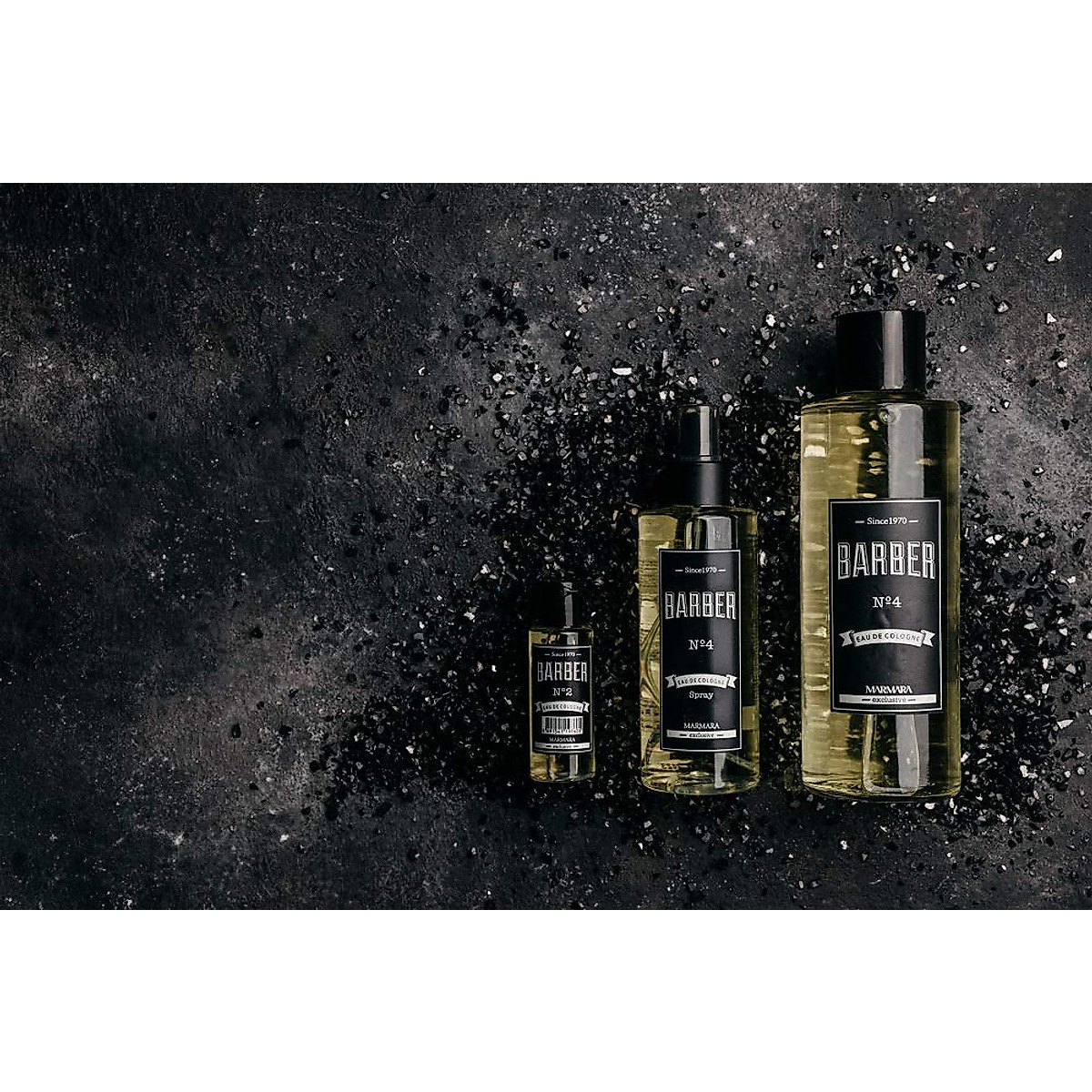 Marmara Barber Cologne - Best Choice of Modern Barbers and Traditional Shaving Fans (No 4 Green, 250ml x 2 Bottles)