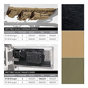 Smittybilt G.E.A.R. Tailgate Cover (Coyote Tan) - 5662224