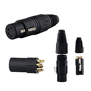 WJSTN-068 2.5mm to XLR Balanced Cable ,4-pin XLR-to-2.5mm trrs Adapter Cable 6 inches