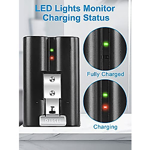 3-Pack Lithium-ion Batteries Compatible with Ring-Doorbell 2/3/4, 3plus Cam, Spotlight Cam and Stick-up Cam, New ion-Cell with Full Compatibility for All Cam Models, 6040mAh with Easy Release Design