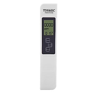 Multifunctional Digital LCD Water Tester Temperature Tds Ec Meter for Drink Beverage Tds Ec Meter Hold,Tds Ec