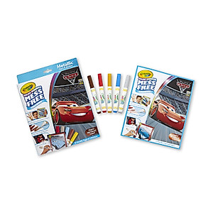 Crayola Color Wonder Cars 3, Mess Free Coloring, 12 Pages, 75-2450