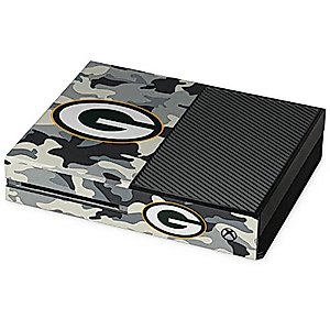 Skinit Decal Gaming Skin Compatible with Xbox One Console - Officially Licensed NFL Green Bay Packers Camo Design