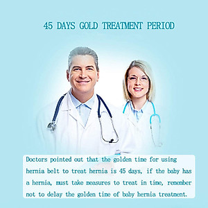 Paskyee Umbilical Hernia Belt Baby Belly Button Band Infant Belly Wrap Abdominal Binder Hernia Truss Support Adjustable Navel Belly Band Newborn Umbilical Cord Blue