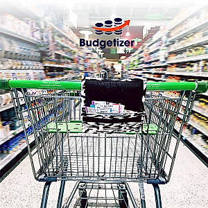 Modern Grocery Coupon Organizer - Wallet & Extreme Coupon Holder Set Includes 24 Plastic Coupon Cards Dividers and Stickers Material Canvas