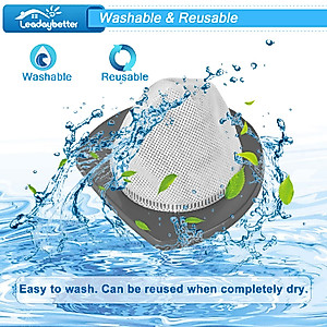 6 Pack 2033 Vacuum Replacement Filter for Bissell Featherweight Stick Lightweight Bagless Vacuum 2033, 20331, 20334, 20333, 20336, 20339, 2033M,Compare to Part 1611508