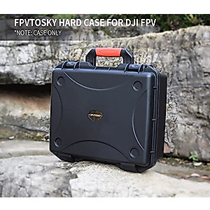 FPVtosky Professional Hard Case for DJI FPV [Case Only] - DJI FPV Drone Carrying Case Accessories - Fits 6 batteries - Keep Props On