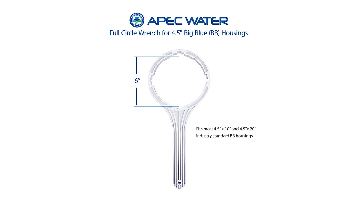 APEC Water Filter Housing Wrench - Easy 4.5-Inch Maintenance Tool