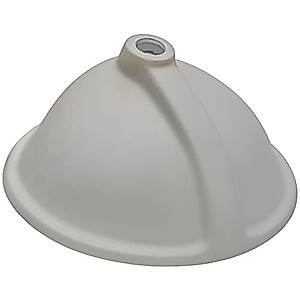 Ruvati 18 x 15 inch Undermount Bathroom Sink White Oval Porcelain Ceramic with Overflow - RVB0618