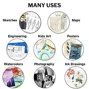 Dunwell 11x17 Binder with Sleeves - (Black), Art Portfolio Folder 11 x 17, Large Folder with Clear Sheet Protectors, 24-Pocket Displays 48 Pages 17x11 Posters, Kids Artwork Organizer, Archival Quality