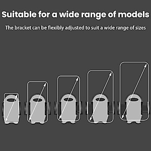 AUCELI Car Phone Holder for Air Vent, Universal Hands-Free Car Cell Phone Mount, Big Phones & Thick Case Friendly, Auto Phone Clamp Cradle for iPhone 14 13 12 Pro Max and More Smartphones