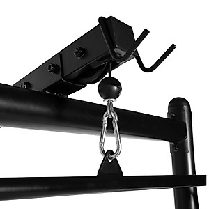CAP Barbell Power Cage with High-Low Pulleys, Black